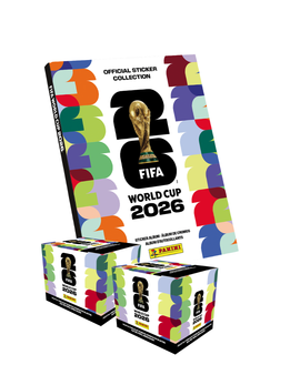 Panini® FIFA World Cup LIMITED HARD COVER Album + TWO LARGE Sticker Bo ...
