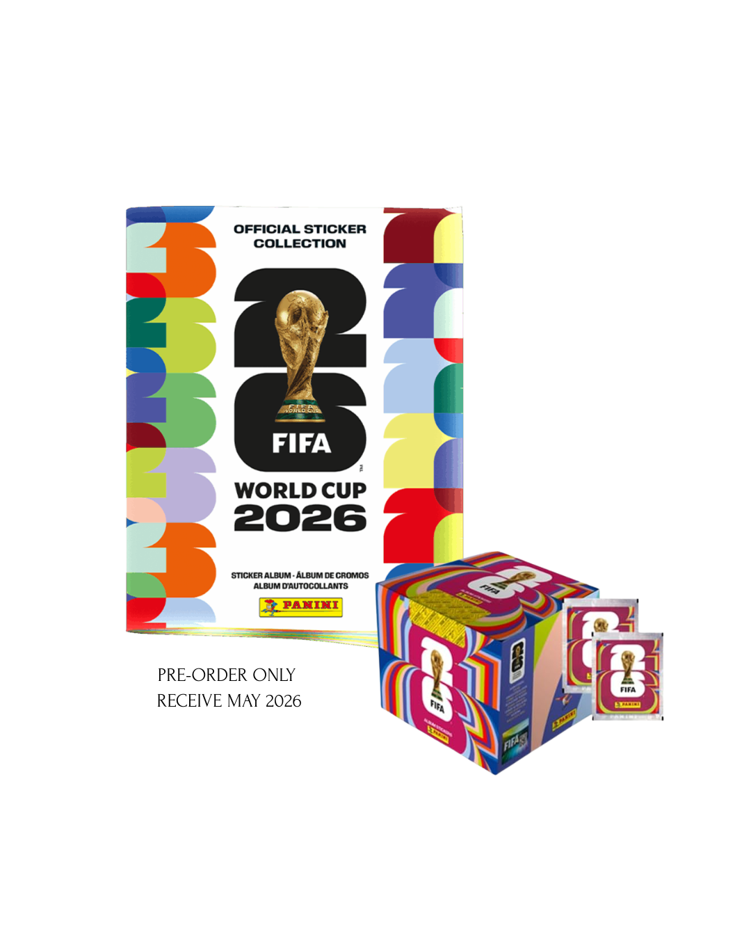 (Pre-Order) Panini® FIFA World Cup Soft Cover Album + ONE LARGE Sticke ...